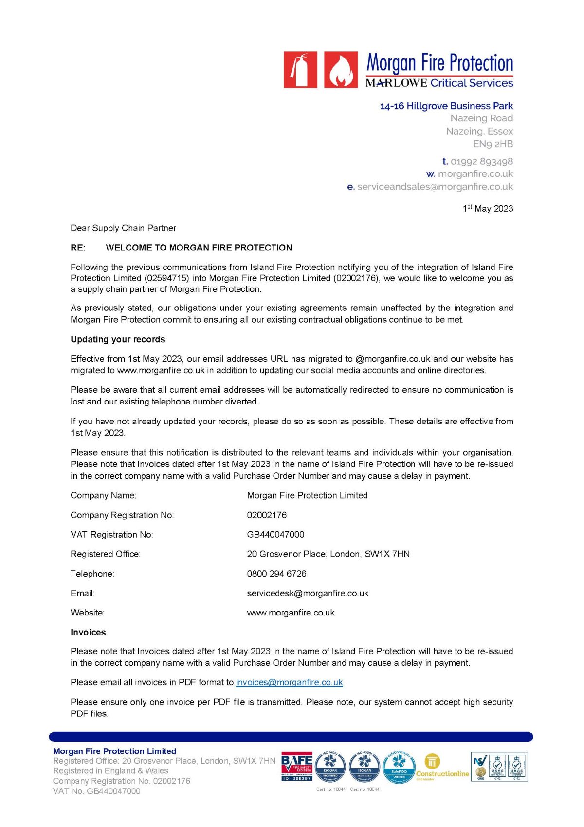 Island Fire Protection - Morgan Fire